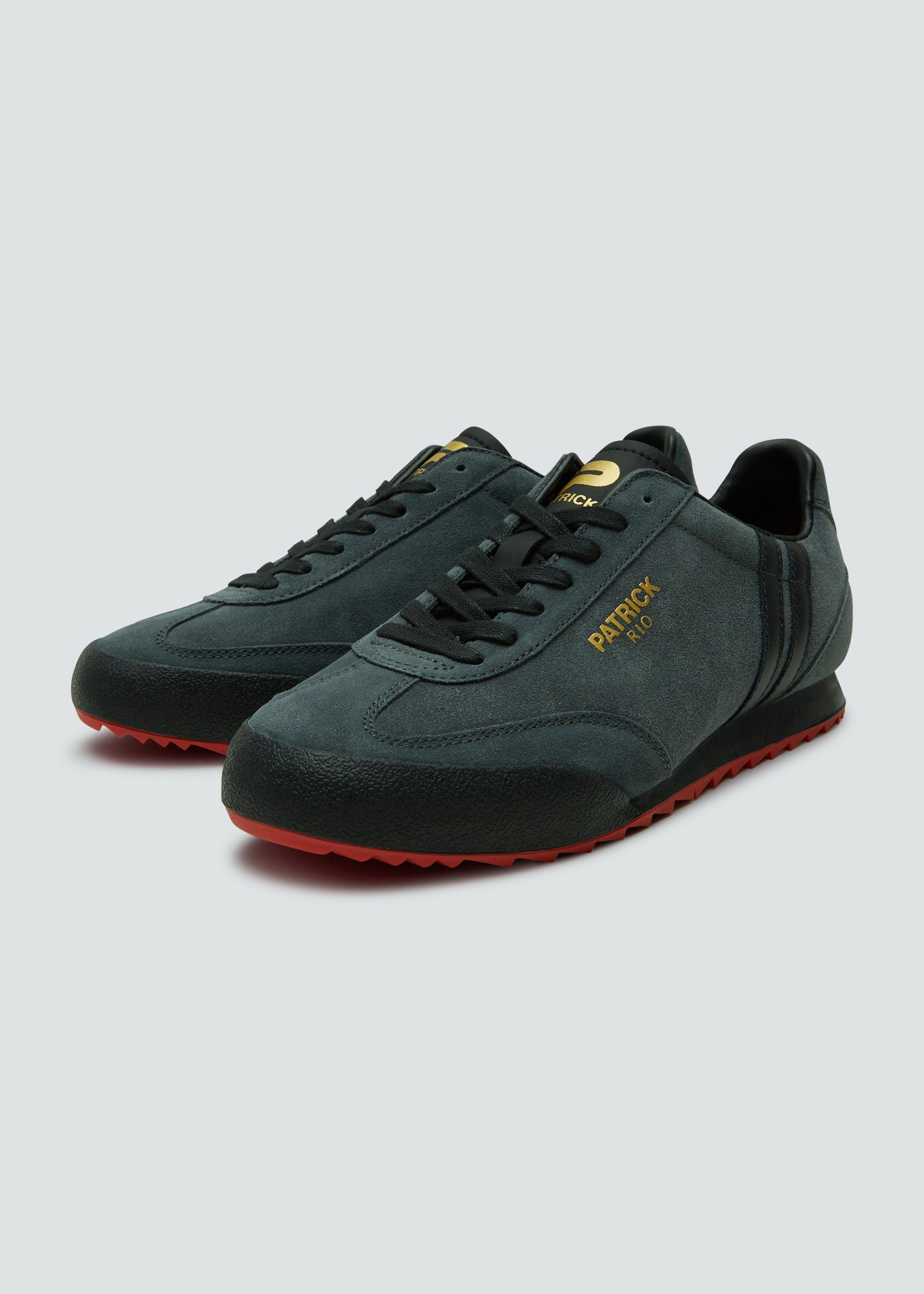 Patrick Rio Trainer - Dark Grey/Black/Red