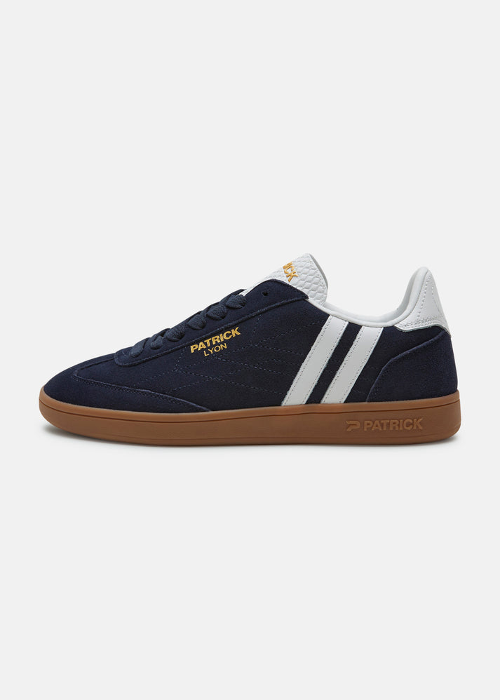 Lyon Trainer - Navy/White/Gum – Patrick