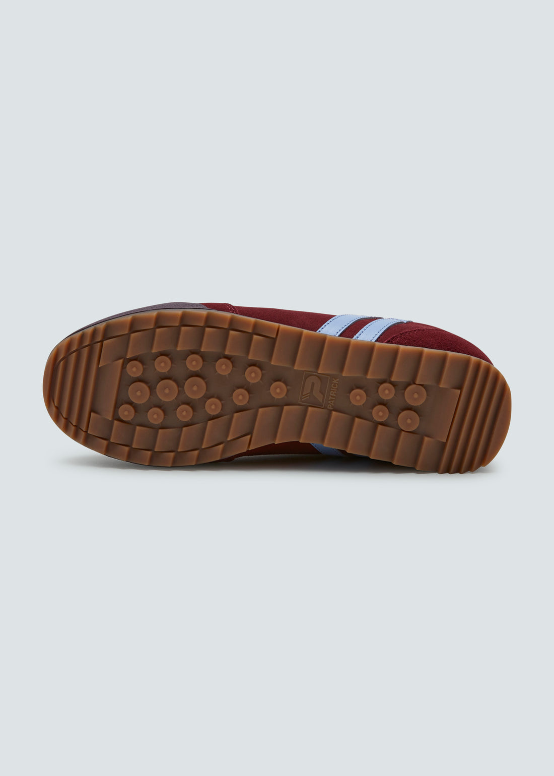 Rio Trainer - Burgundy/Sky Blue – Patrick